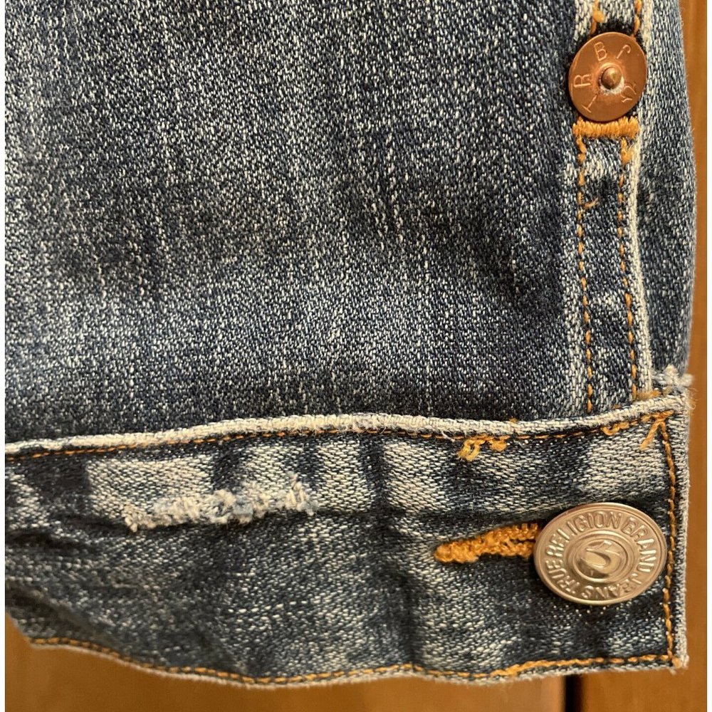 True Religion Jimmy Trucker 1971 Distressed Size 2xl … - Gem